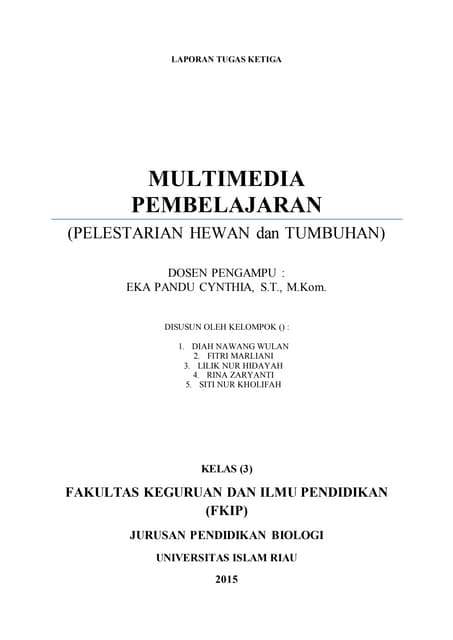 LAPORAN TUGAS UAS MEDIA PEMBELAJARAN | PDF