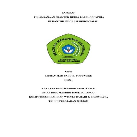 LAPORAN PKL FADDEL.docx