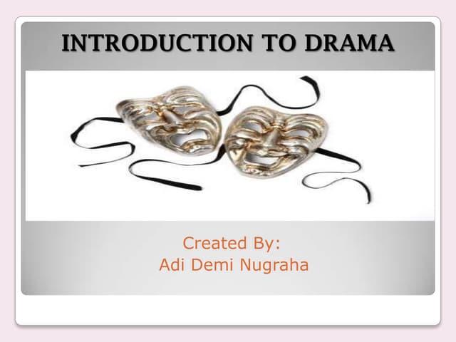 Elements, Techniques and Literary Devices in Drama.pptx | Drama | Genres