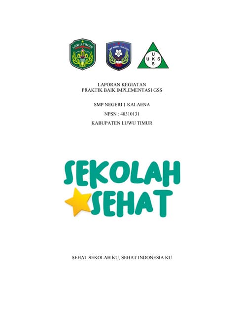 Rencana program UKS | DOCX