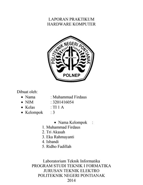Laporan praktikum linux | PDF