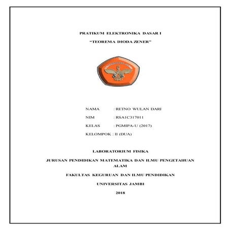 Laporan praktikum eldas 1 | DOCX