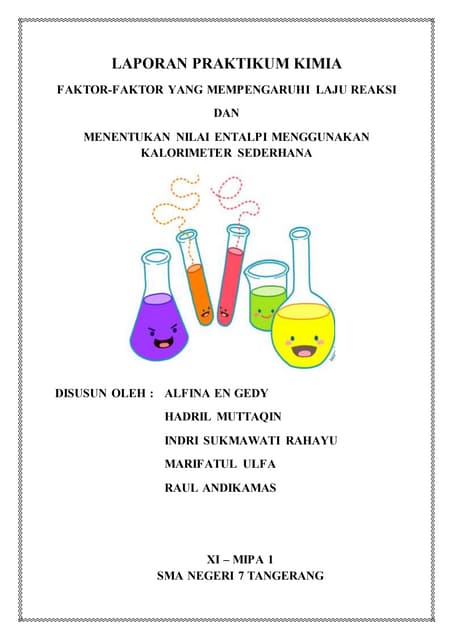 Laporan Praktikum Laju Reaksi | PDF