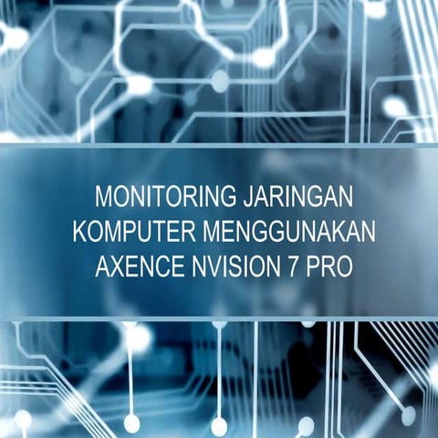 Monitoring jaringan komputer | PPTX