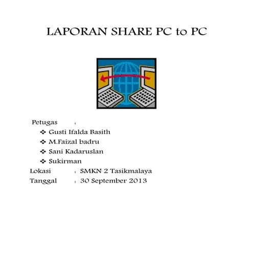 Laporan sharing | PDF