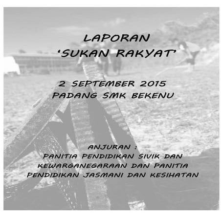 Laporan sukan rakyat | DOCX