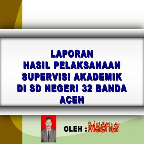 Laporan supervisi | PPT