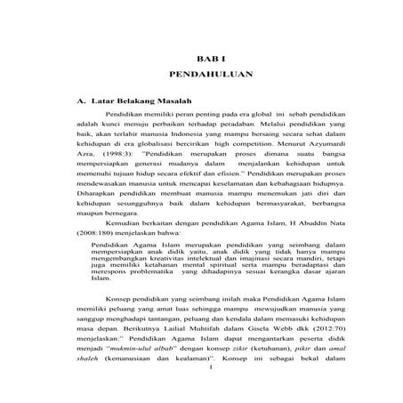 Laporan tesis bab 1 s.d. 5 & daftar pustaka perbaikan | PDF