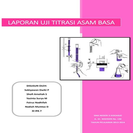 Laporan titrasi | PDF