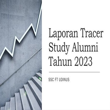 Laporan Tracer Study Alumni terbaru berdasar survey | PPTX