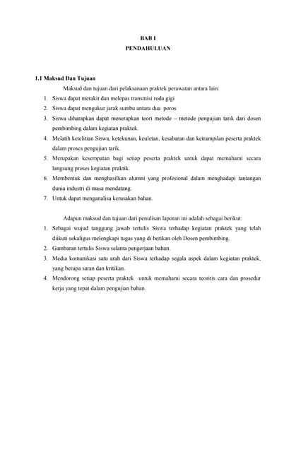 Poros penggerak roda depan | PPT