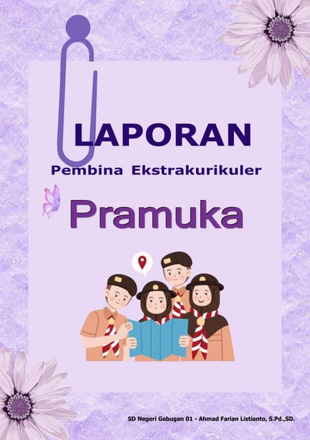 CONTOH LAPORAN WALI KELAS SMP PERIODE JULI-DESEMBER 2024 | PDF