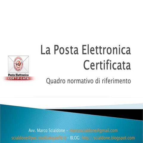 Bfly - modulo PEC manager | PPTX