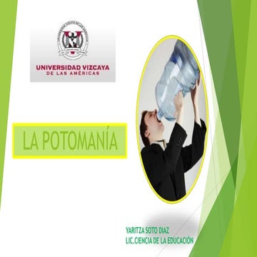 Tema: La potomanía | PPTX