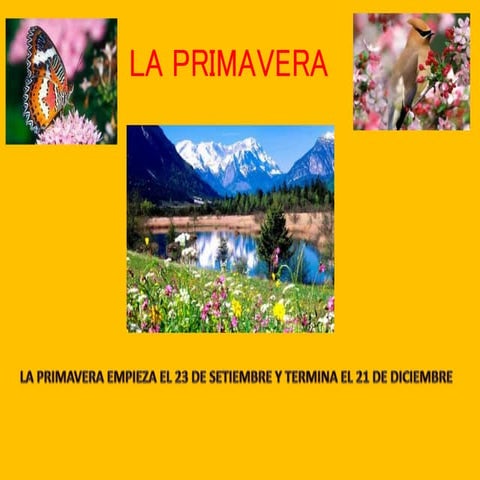 La Primavera Pptx