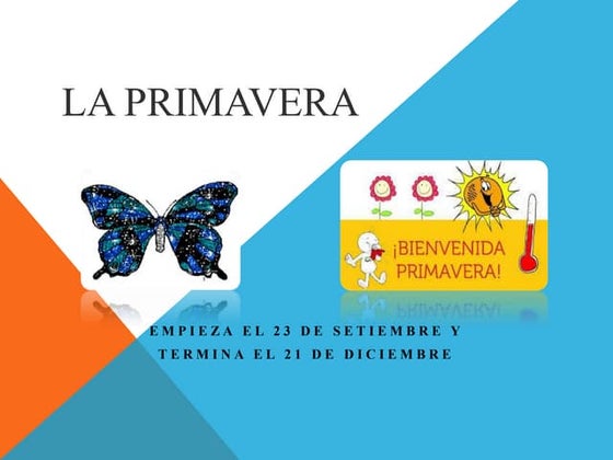 La primavera | PPT