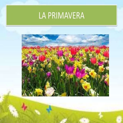 La primavera | PPTX