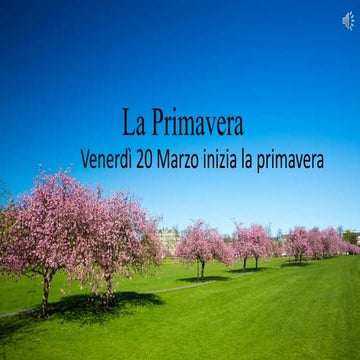 La primavera | PPTX