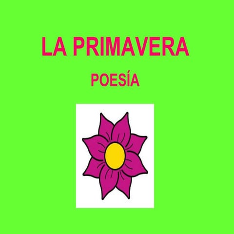 La primavera | PDF
