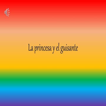 La princesa y el garbanzo | PPTX