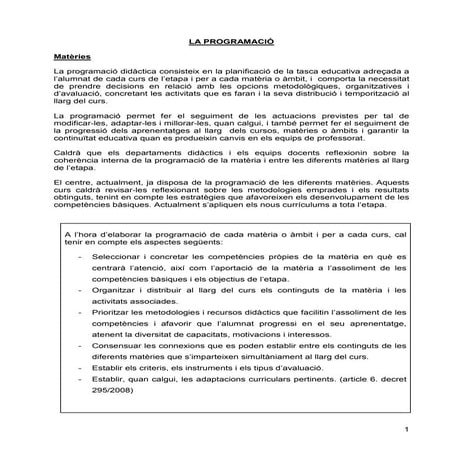 La programació | PDF