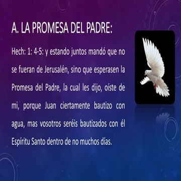 Hecho 1 La Promesa Del Espiritu Santo Pptx