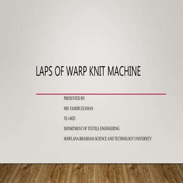 creel presentation | PPTX