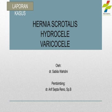 Lapsus hidrocel | PPT