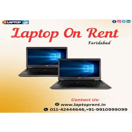 Laptop For Rent in Faridabad ! 9910999099 | PDF