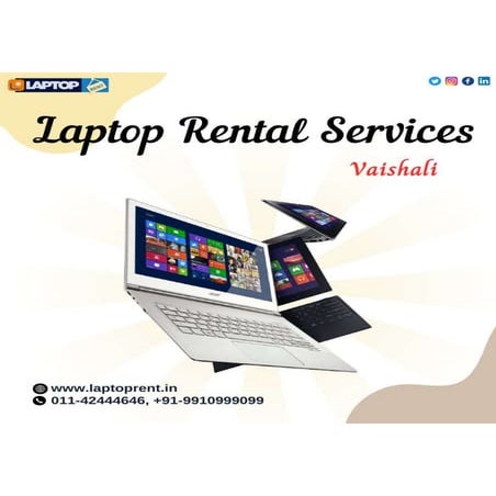 Laptop Renal Services in Vaishali ! 9910999099 | PDF