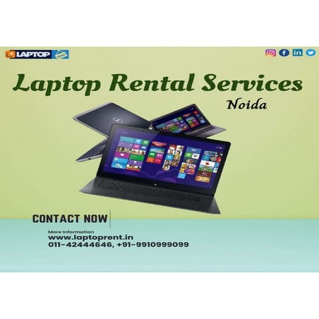 Laptop Rental Services in Noida ! 9910999099 | PDF | Laptops | Computing