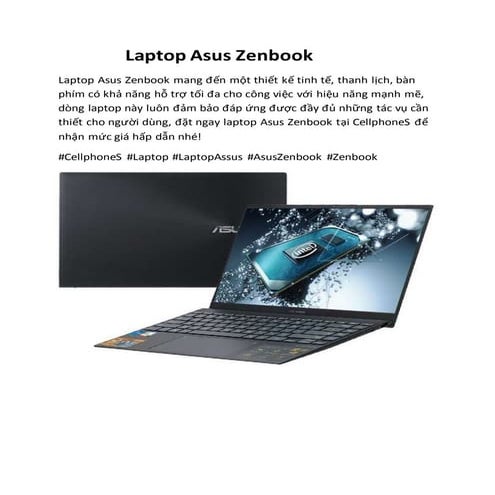 Laptop Asus Zenbook | PDF
