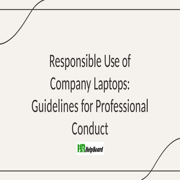 Laptop Policy, Employee Laptop User Policy | PPTX