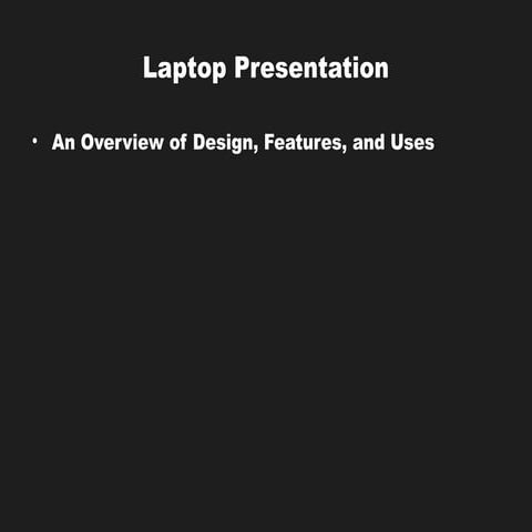 Laptop_Presentation_Creative for research | PPTX
