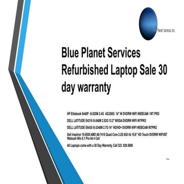 Laptop sale | PPTX