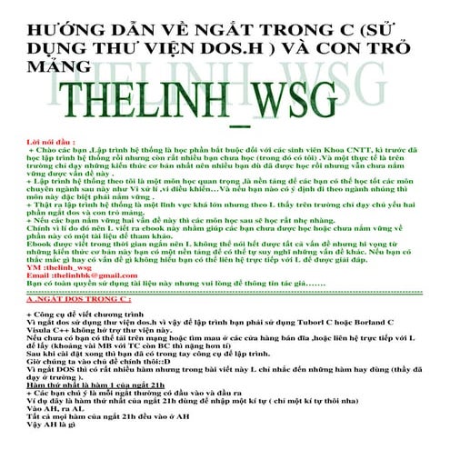 Laptrinhhethong | PDF