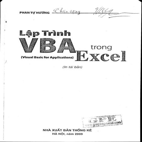 Lap trinh vba trong excel 1 | PDF