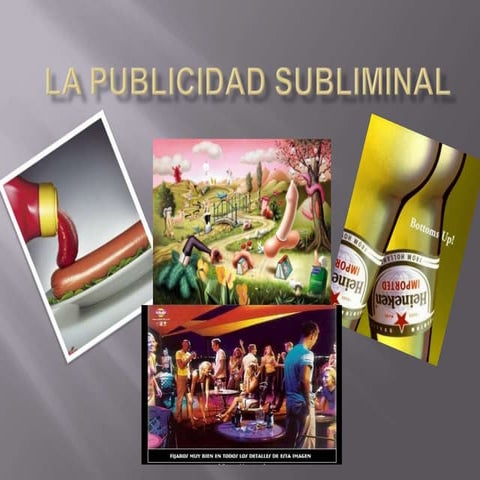 La publicidad subliminal | PPTX