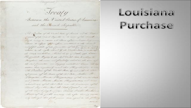 Louisiana Purchase Document