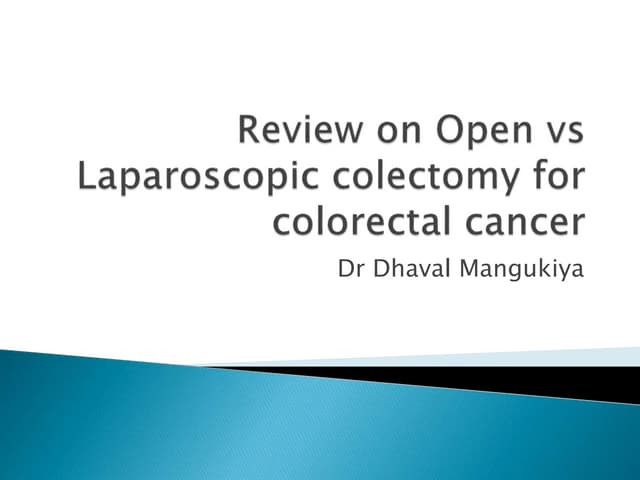 Anastomotic leak colorectal surgery | PPTX