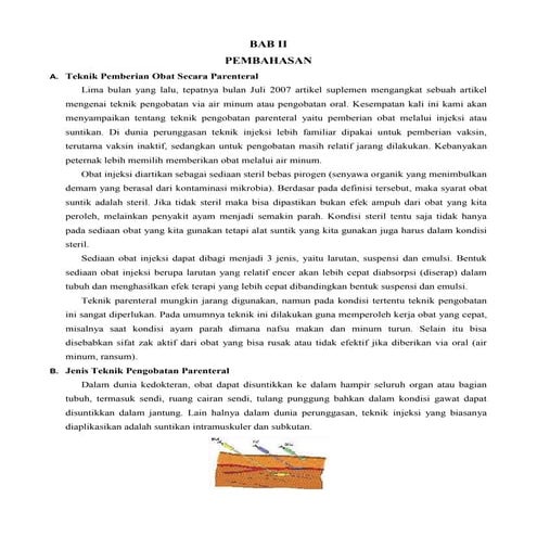 OBAT INJEKSI INTRAKUTAN DAN SUBKUTAN | PPTX