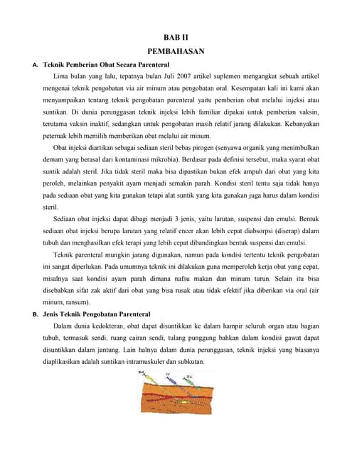 Prinsip dan tehnik pemberian obat subcutan dan intracutan | PPTX