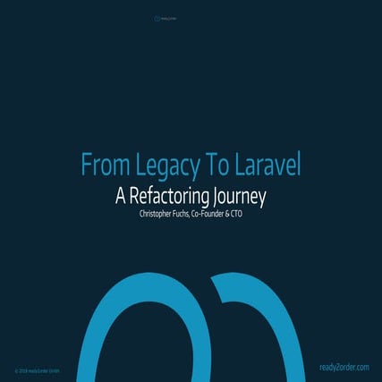 Péhápkaři v Pecce: A refactoring Journey – From Legacy to Laravel – Christopher Fuchs – 14. 11 ...