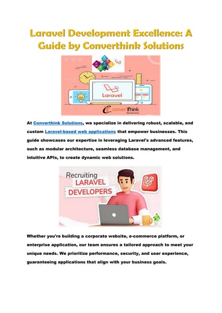 How Laravel Development Empowers Modern Businesses | PPT