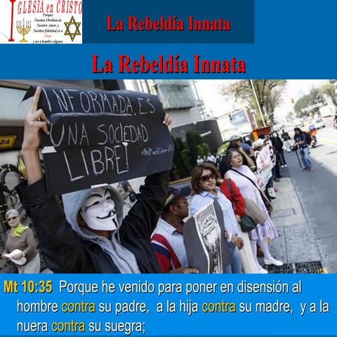 Consecuencias del espíritu de rebeldía- Guerra Espiritual | RTF