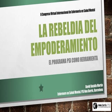 La rebeldia del empoderamiento | PPTX