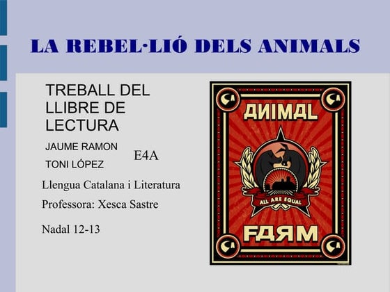 La rebel.lió els animals (versió bona) | PPT