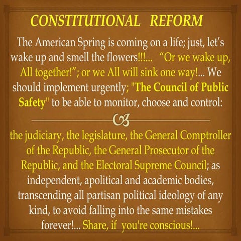 CONSTITUTIONAL REFORM | PPTX