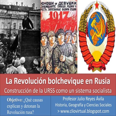 La revolución bolchevique en rusia | PPTX