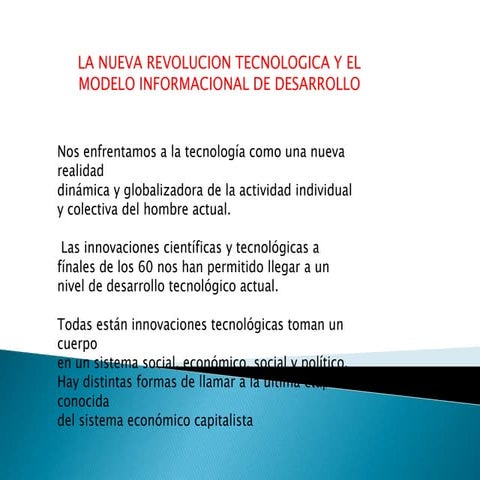 La revolucion tecnologica | PPTX | Technology Industry | Industries